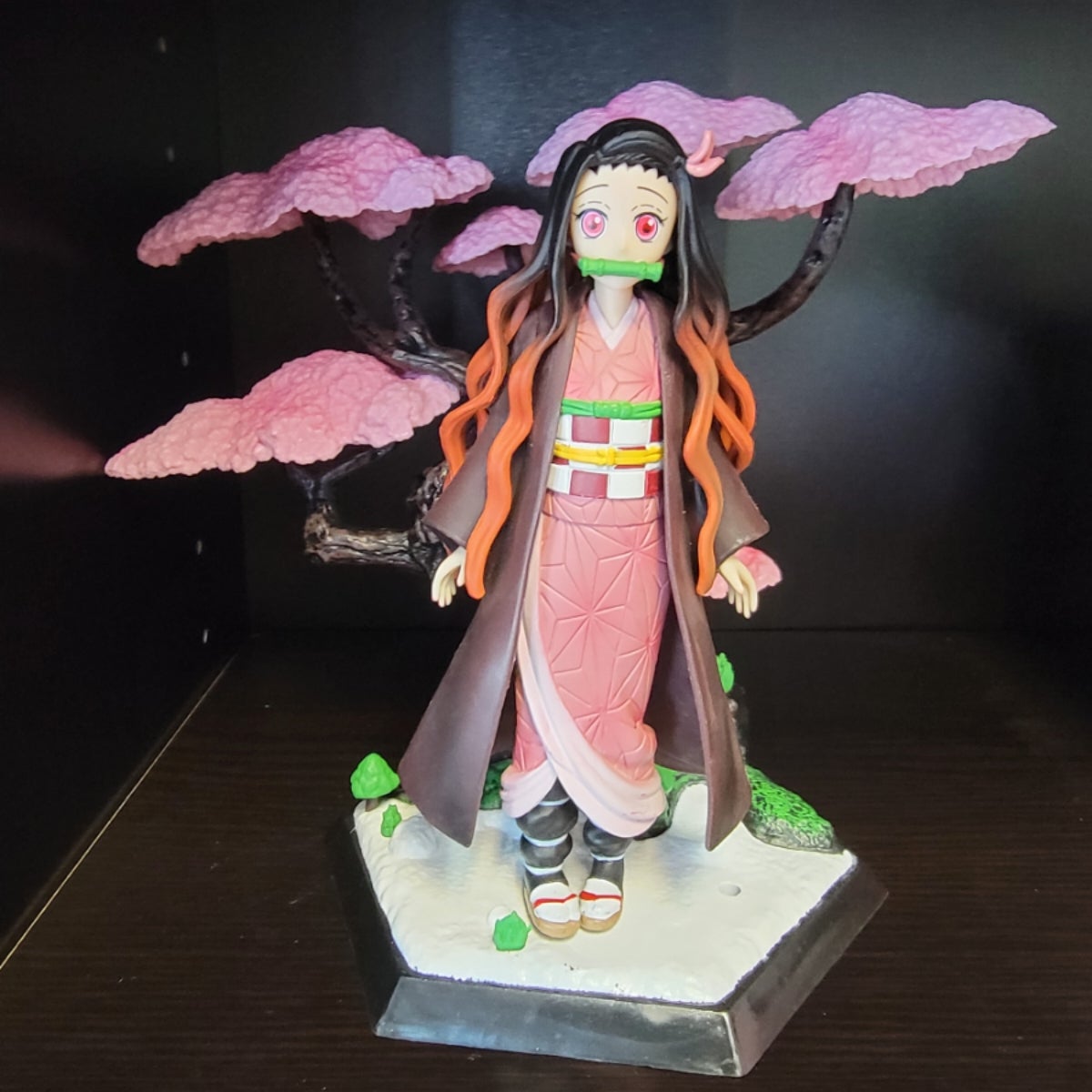 Demon Slayer: Nezuko with Cherry Blossom Trees Figure | All Thing Anime